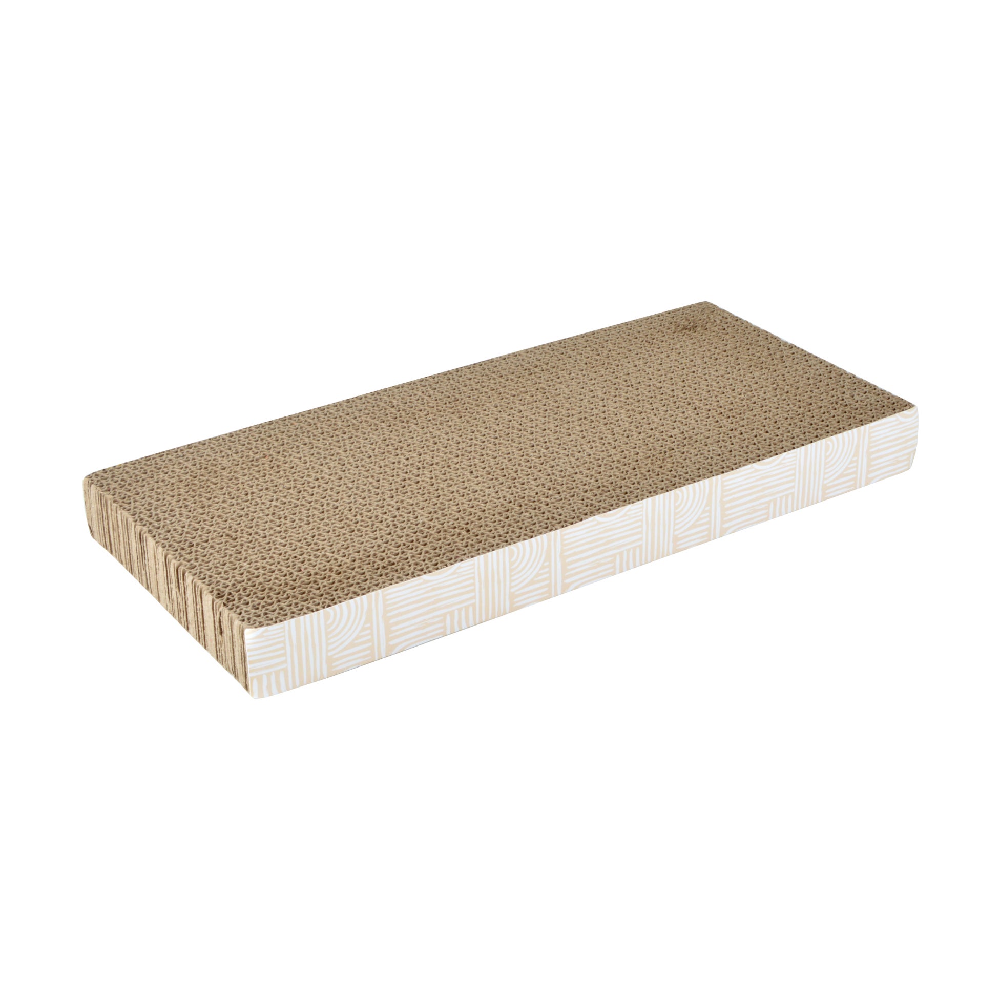 Griffoir carton avec herbe a chat | Leroy Merlin