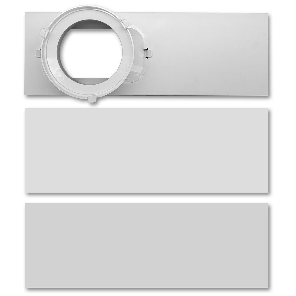 Adaptateur de fenêtre avec volet roulant pour gaine d’évacuation de ...