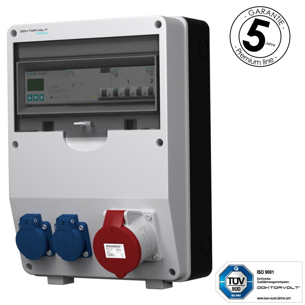 Tableau de distribution de bâtiment avec pTD-S/FI Coffret de chantier ...