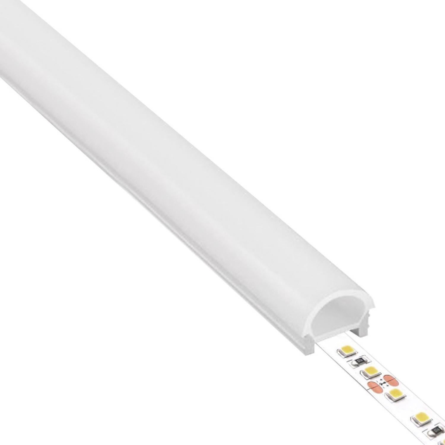 Tube Semi-Circulaire Silicone LED Flex Encastré jusqu'à 10-15 mm 2 m ...