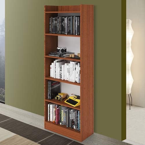 Libreria verticale componibile noce antico alta 180 cm, librerie ...