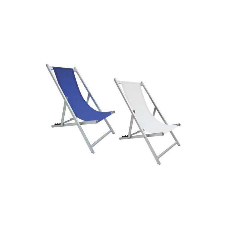 Transat de plage bleu été | Leroy Merlin