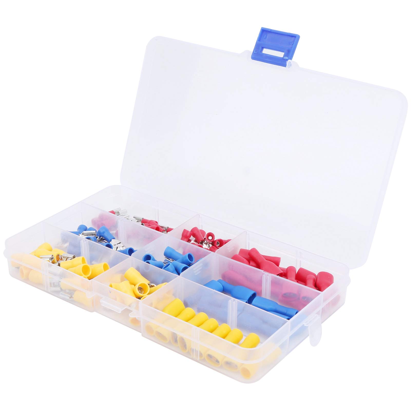 Lot de 122 connecteurs de fils électriques à sertir à pression froide, ignifuges assortis ...