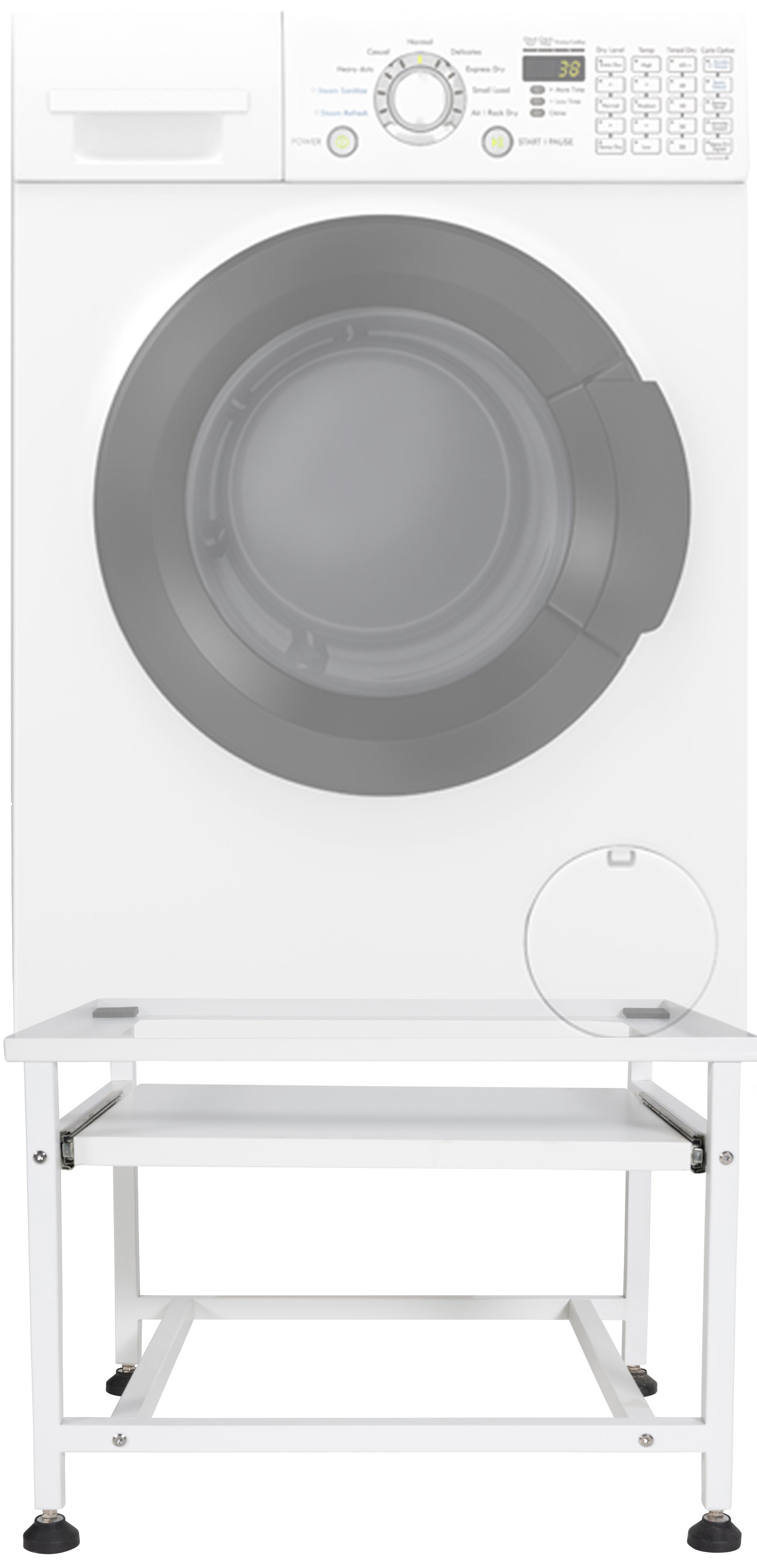 Support pour machine à laver Melfort Blanc | Leroy Merlin
