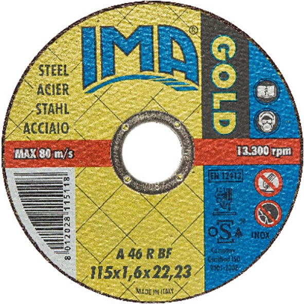 DISQUE IMA POUR FER OR PLAT D 115X1,6 MM | Leroy Merlin