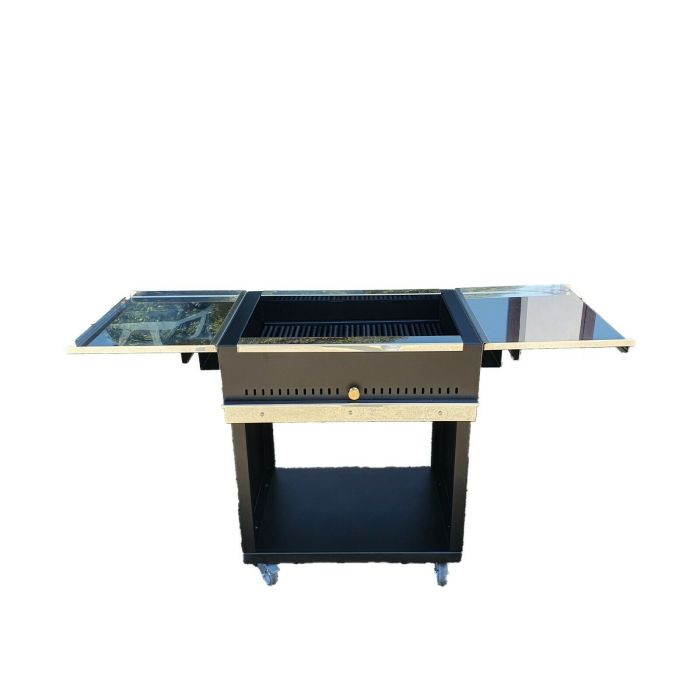 Barbecue en fer et inox L 70 x P 53 | Leroy Merlin