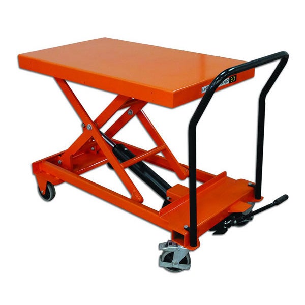 Plateforme élévatrice extra plate - Plateau acier 1030x610mm - Capacité ...