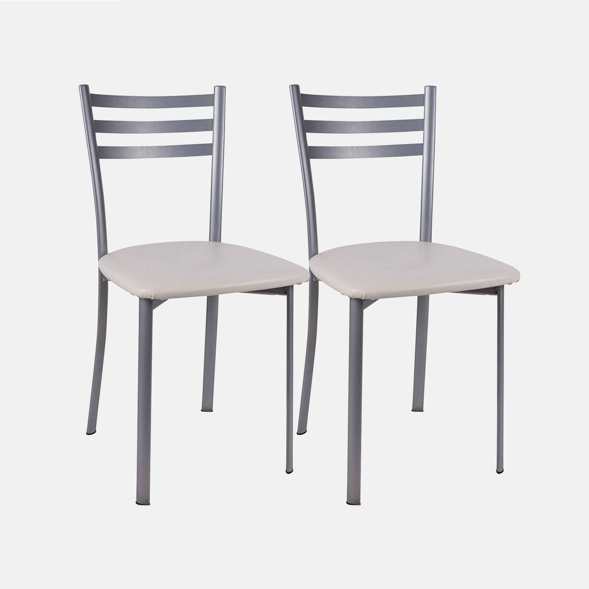 Ensemble de 2 chaises modernes en éco-cuir, pour salle à manger, cuisine ou salon, cm 47x42h84 ...