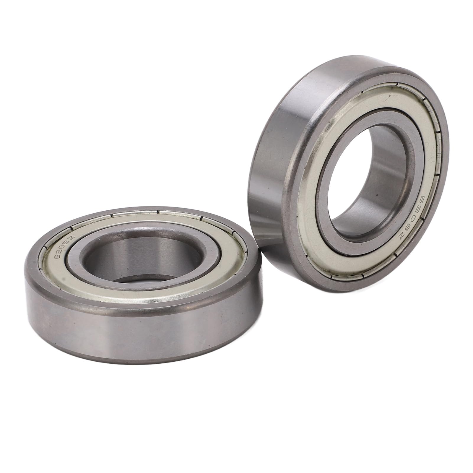 2x rodamientos 6206RS, 30x62x16 mm, sellado de goma en T, doble ...
