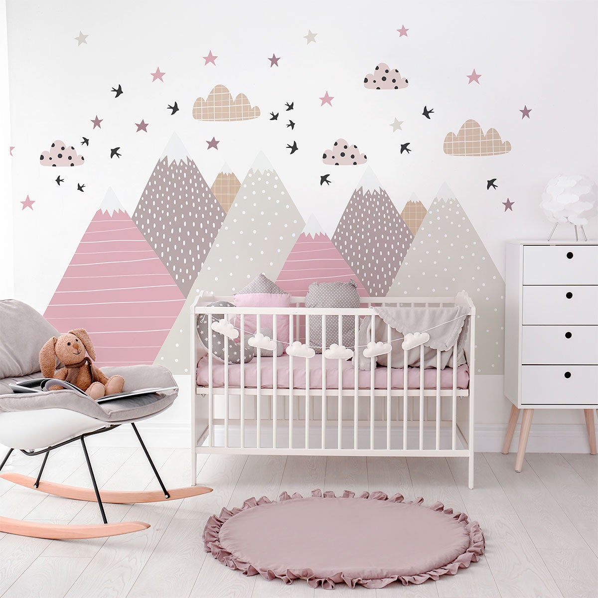 Stickers muraux enfants - Décoration chambre bébé - Autocollant Sticker ...