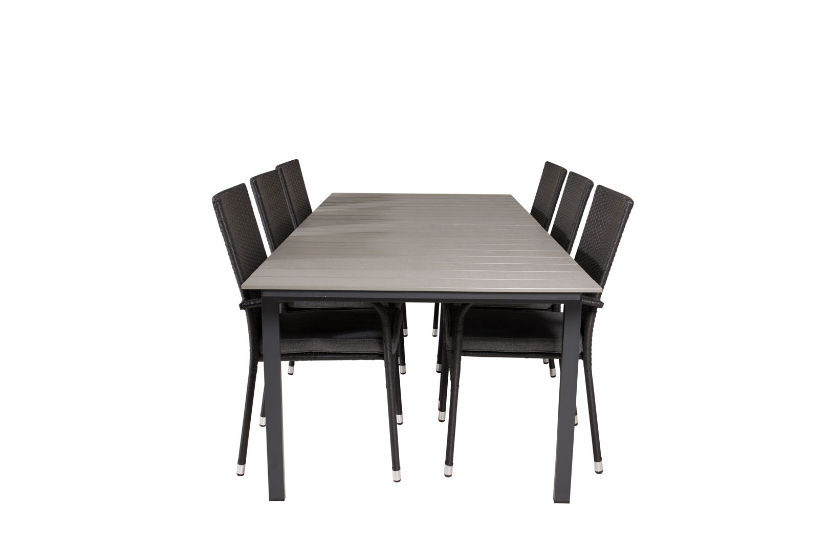 Levels Ensemble table et chaises de jardin, table 100x229/310cm et 6 ...