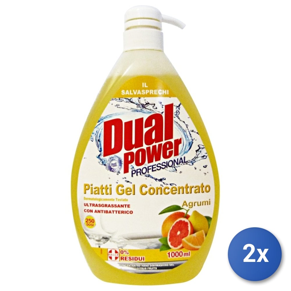 2x Dual Power Piatti 1000 Ml. Dispenser Concentrato Agrumi | Leroy Merlin