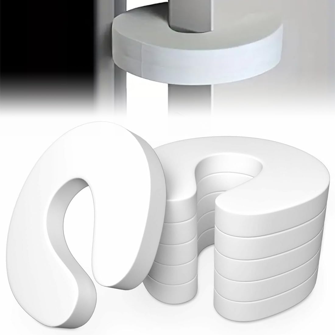 6 Pcs Amortisseur Bloque Porte,Bloc Porte Sécurité Bébé,Protection ...