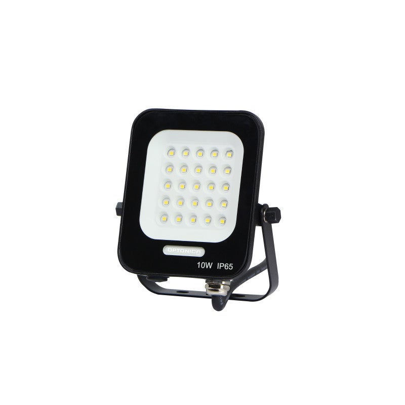 Projecteur LED SMD 10W - Vert - IP65 - 900lm - Corps Noir - Extérieur ...