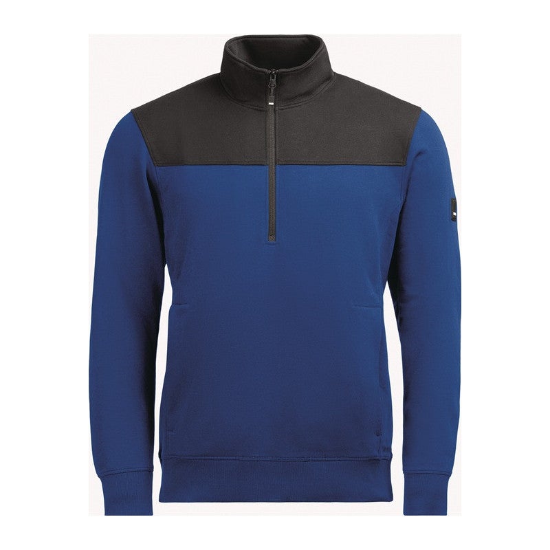 Sweat zippé ROB taille XXL bleu royal-noir FHB | Leroy Merlin