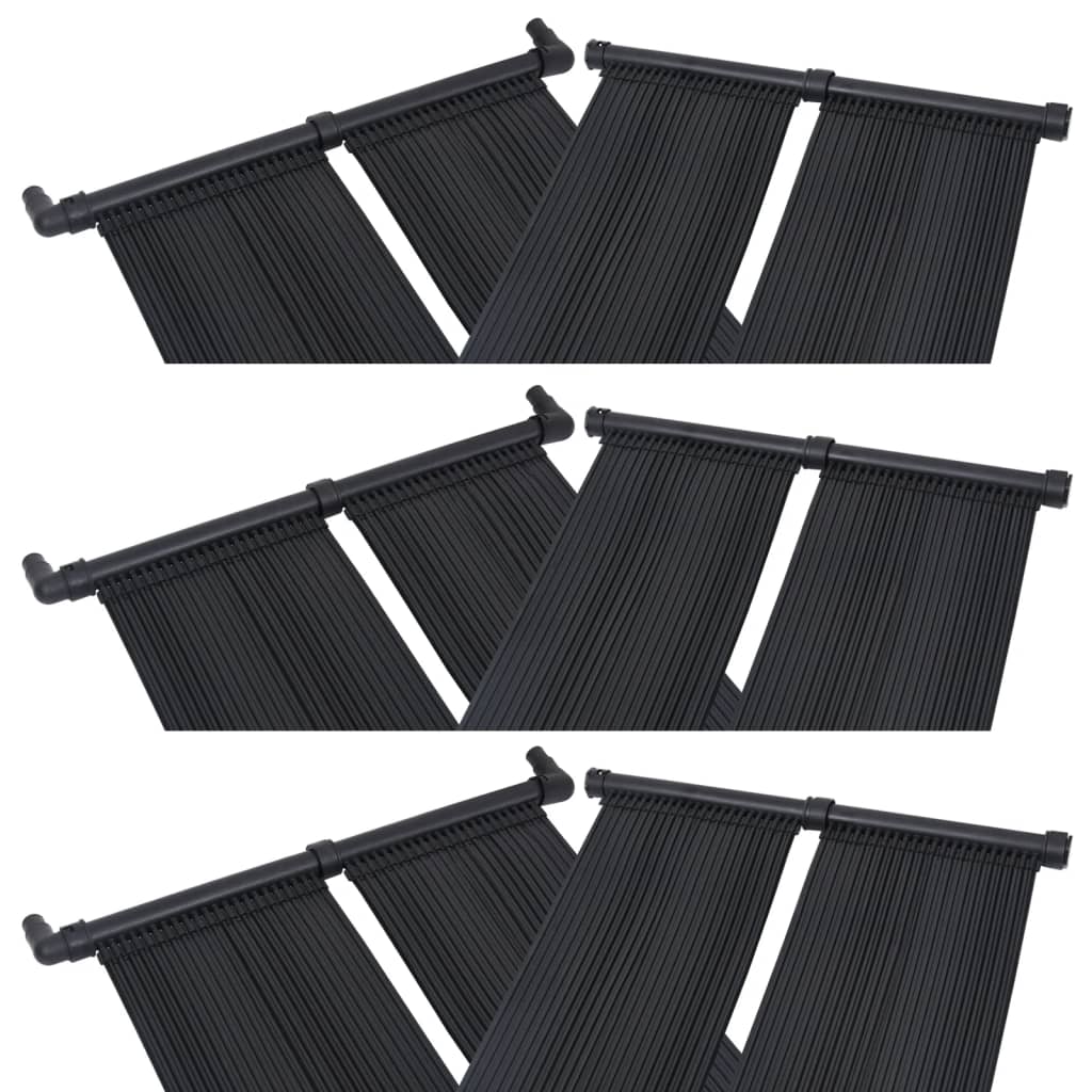Panel calentador solar para piscinas 6 unidades 80x310 cm v2338 80 x ...