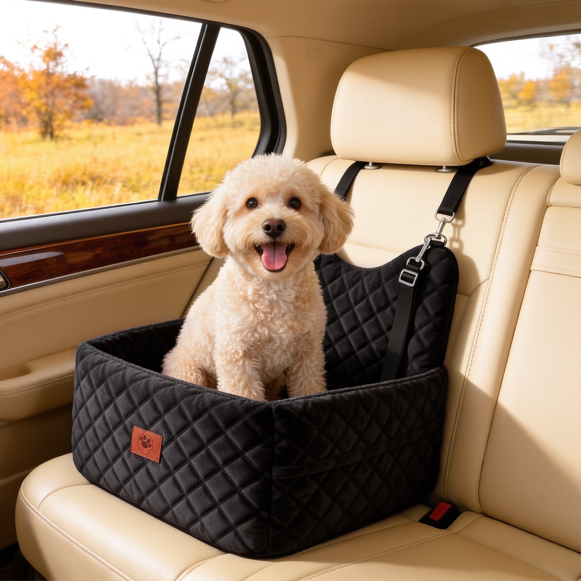 Asiento de coche para perros YITAHOME para perros pequeños y medianos ...