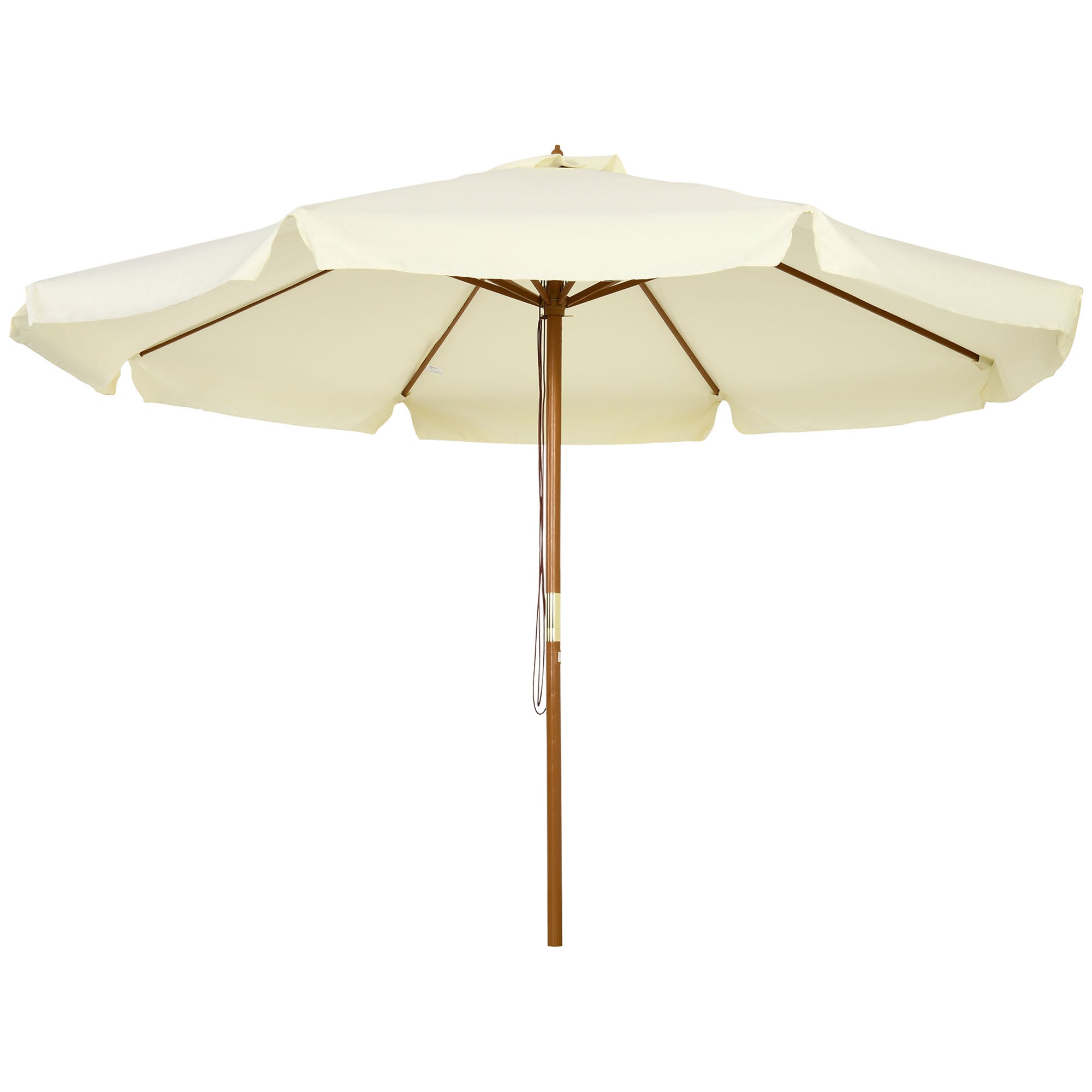 Parasol Bois Outsunny | Leroy Merlin
