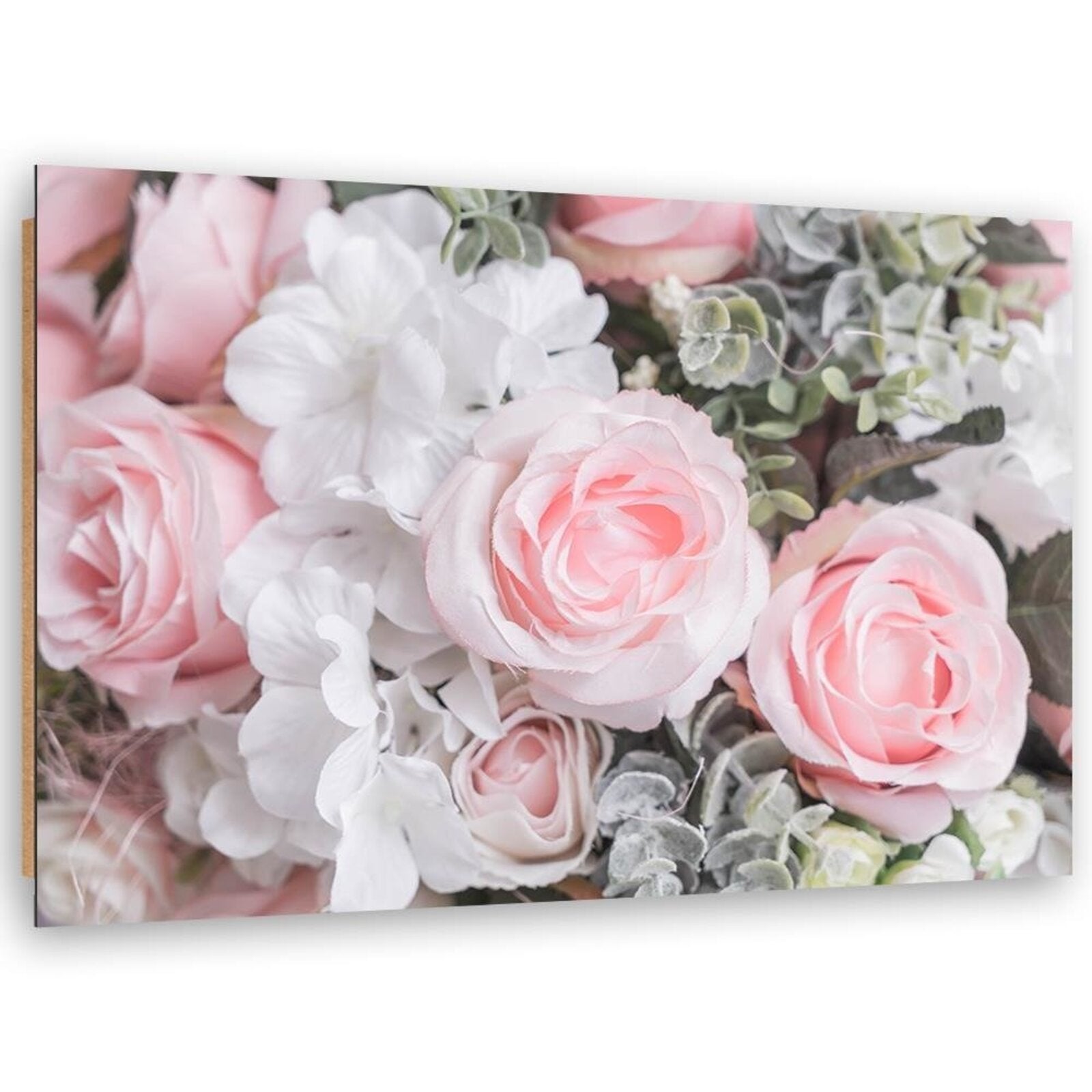 Tableau bois roses roses - 90 x 60 cm | Leroy Merlin