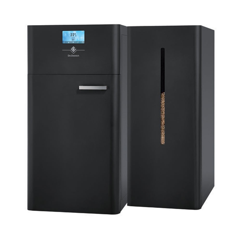 Caldera de pellets CPA Evolution De Dietrich 24 kW con silo | Leroy Merlin