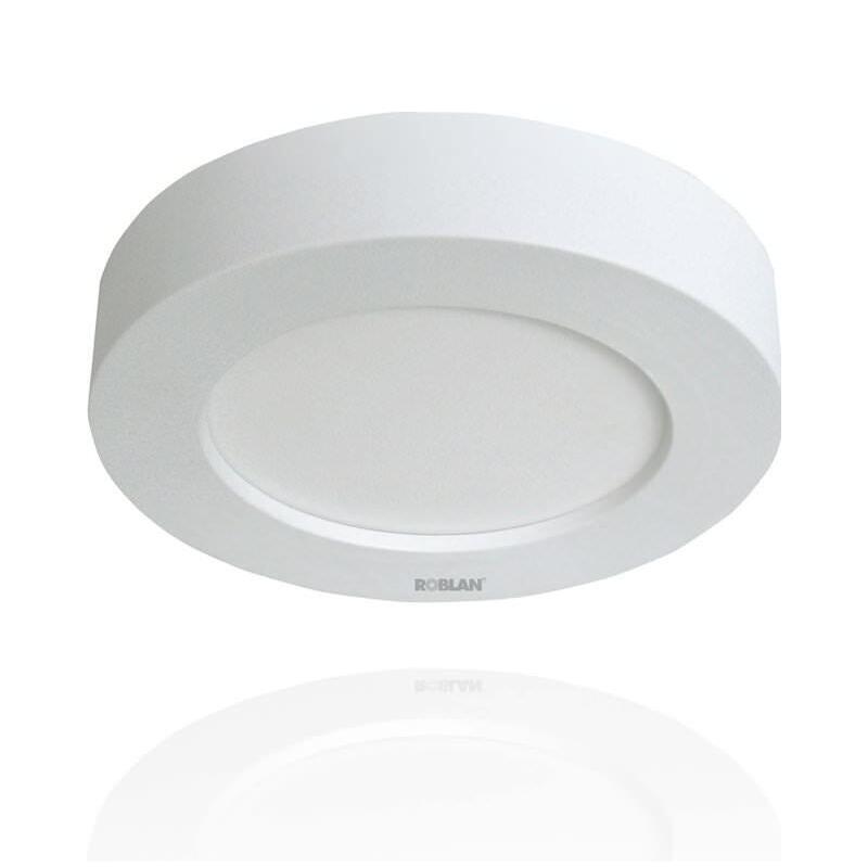 Roblan MOONR2558BC Downlight Foco Superficie, 18 W, Blanco | Leroy Merlin