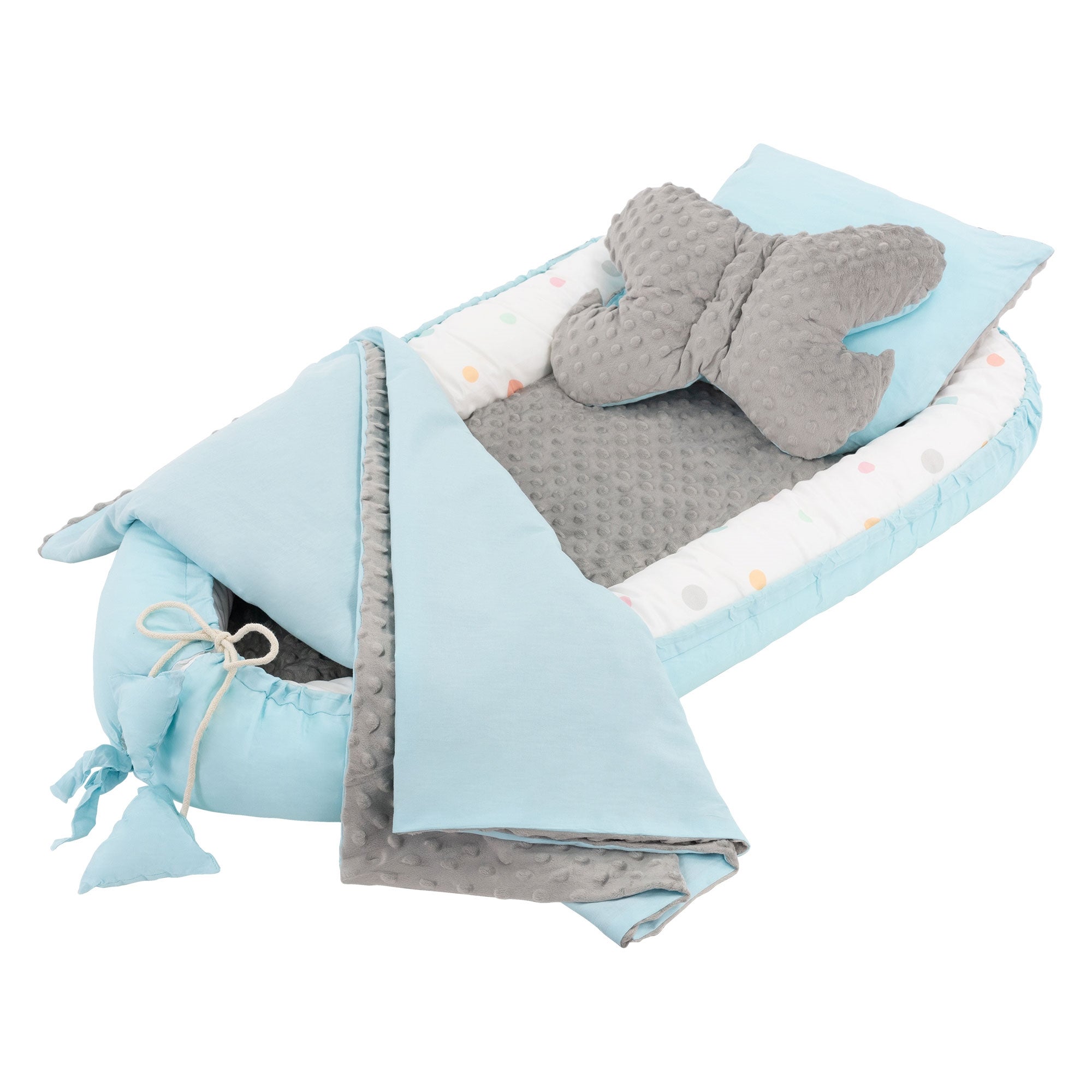 Baby Nest 5 Piece Cocoon Baby Nest Cuddle Nest Baby Nest Cotton | Leroy ...
