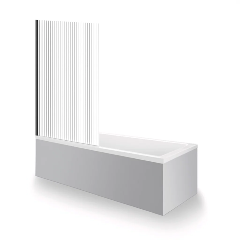 Baignoire droite 180 X 80 DURAVIT Duravit No.1 + Pare bain AURYS ...