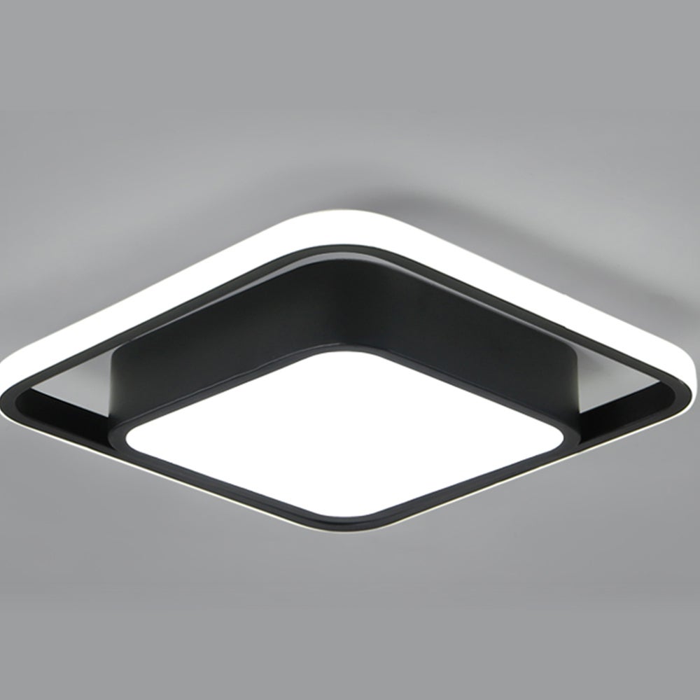 Lampara Techo Con Estilo Moderno, Aplique Pared Nórdica Led Negra ...