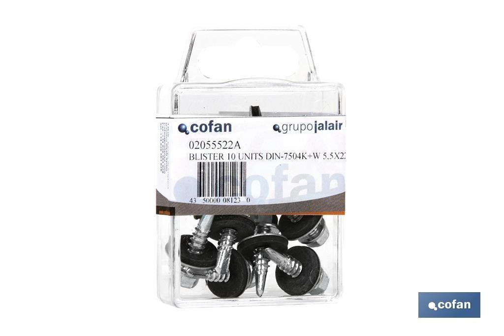 BLÍSTER DE 6 UDS. DIN-7504K+W 55X22 ZINC VENTA UNITARIA | Leroy Merlin