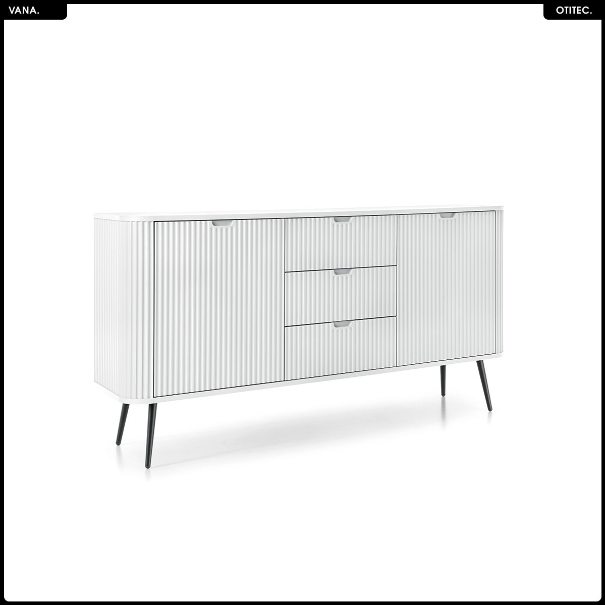 Commode - L.168 x H.87 x P.39 cm - VANA | Leroy Merlin