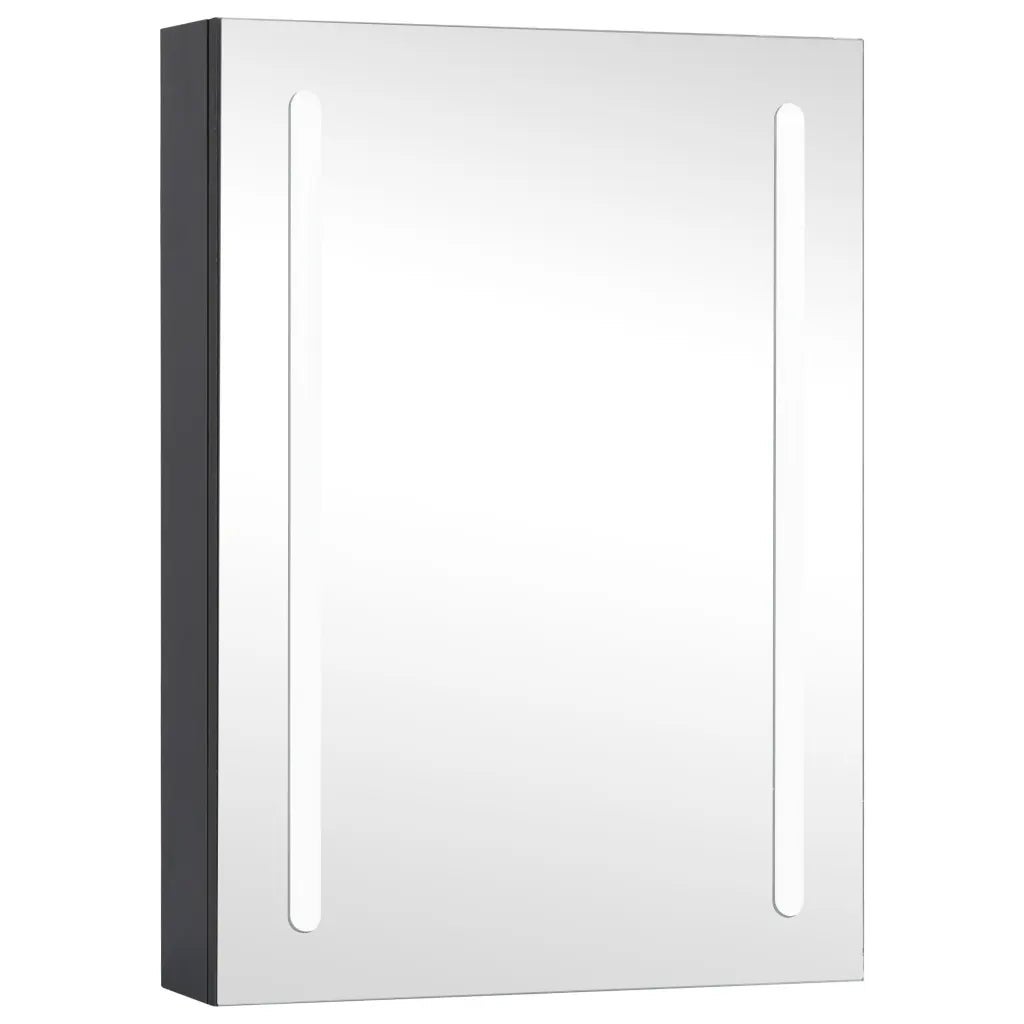 Armoire de salle de bain à miroir LED 50 x 13 x 70 cm avec éclairage ...