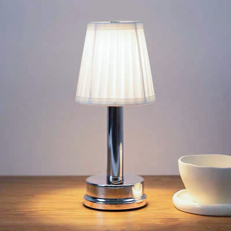 Lampe de table sans fil, lampe de chevet LED rétro, lampe de bureau ...