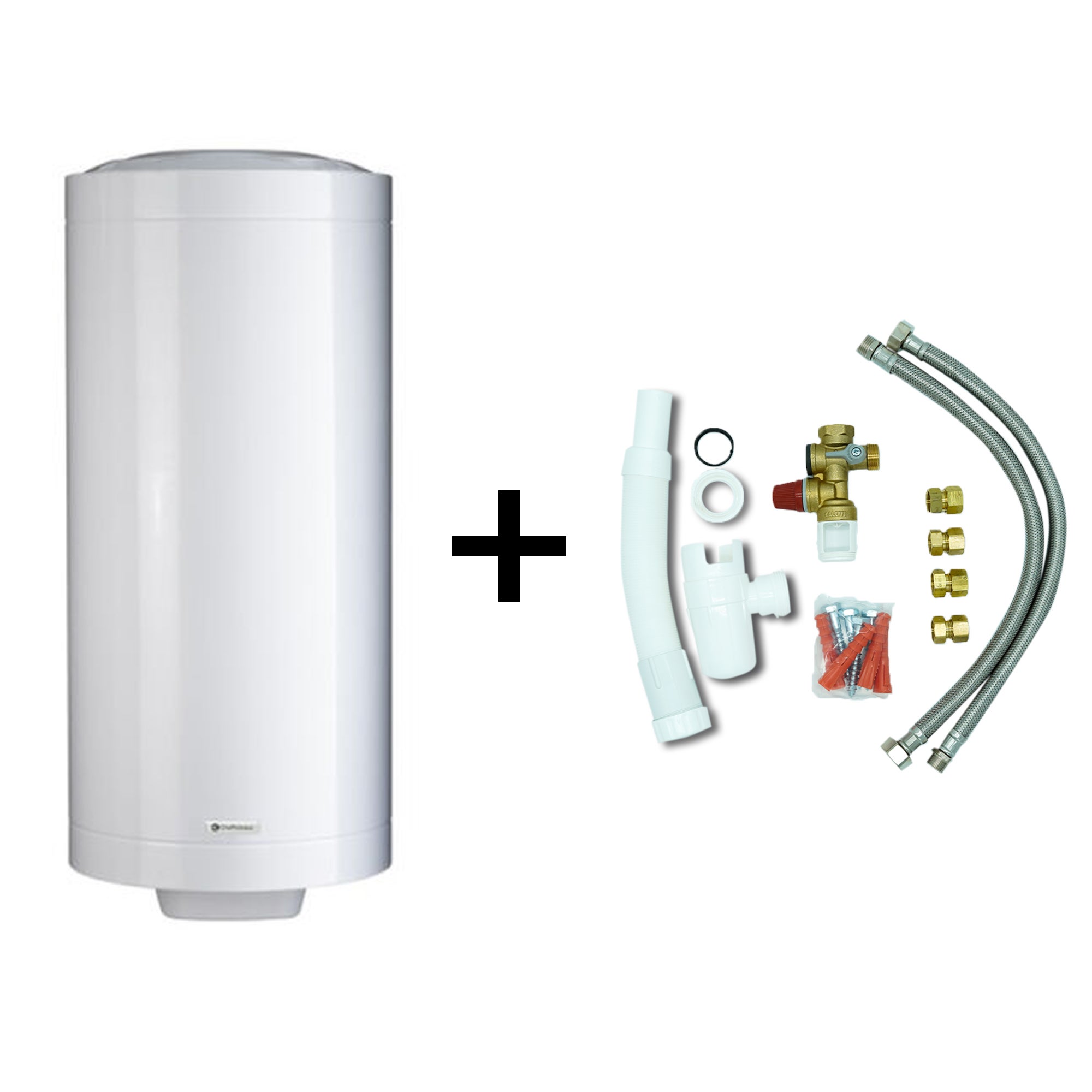 Chauffe eau électrique Mural Vertical Chaffoteaux Blindé 200 L + kit d ...