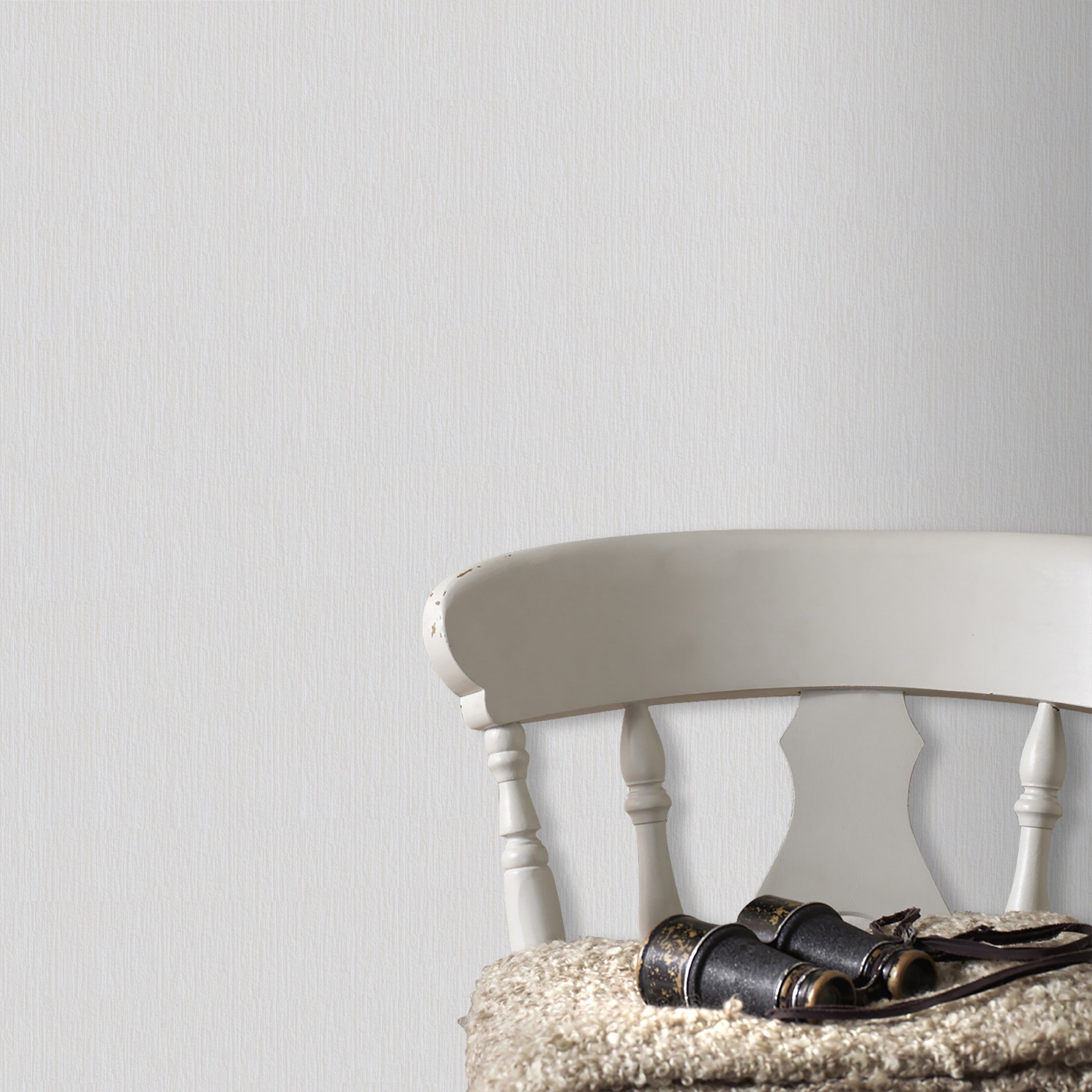 Papier Peint Intissé à peindre Lin 1005 x 52cm Crème | Leroy Merlin