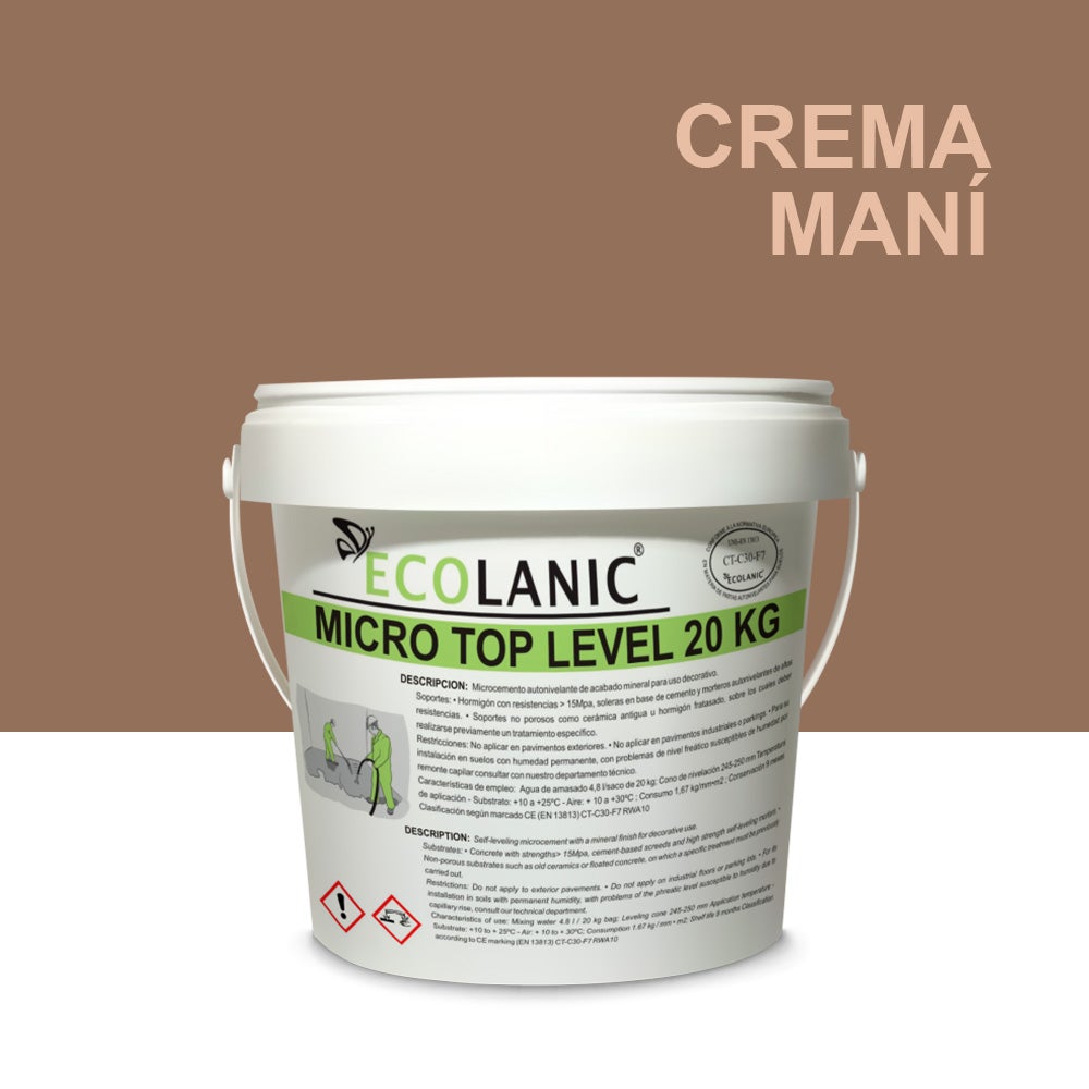 MICROLANIC MICROCEMENTO Autonivelante decorativo Monocomponente en ...