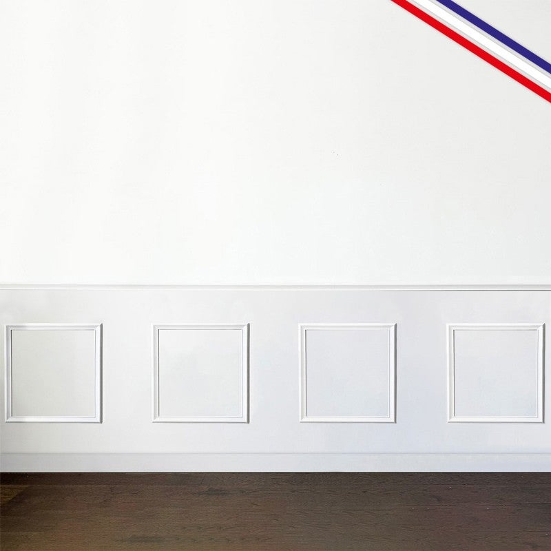 Kit de 4 moulures murales en bois - Pin des Landes - Prêt à coller et ...