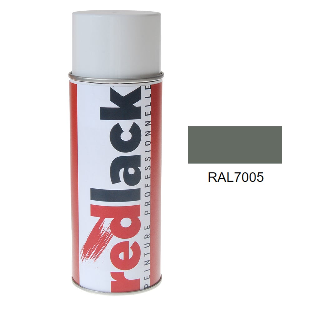 Pintura en spray Gris ratón RAL 7005 Satinado multisoporte Redlack ...