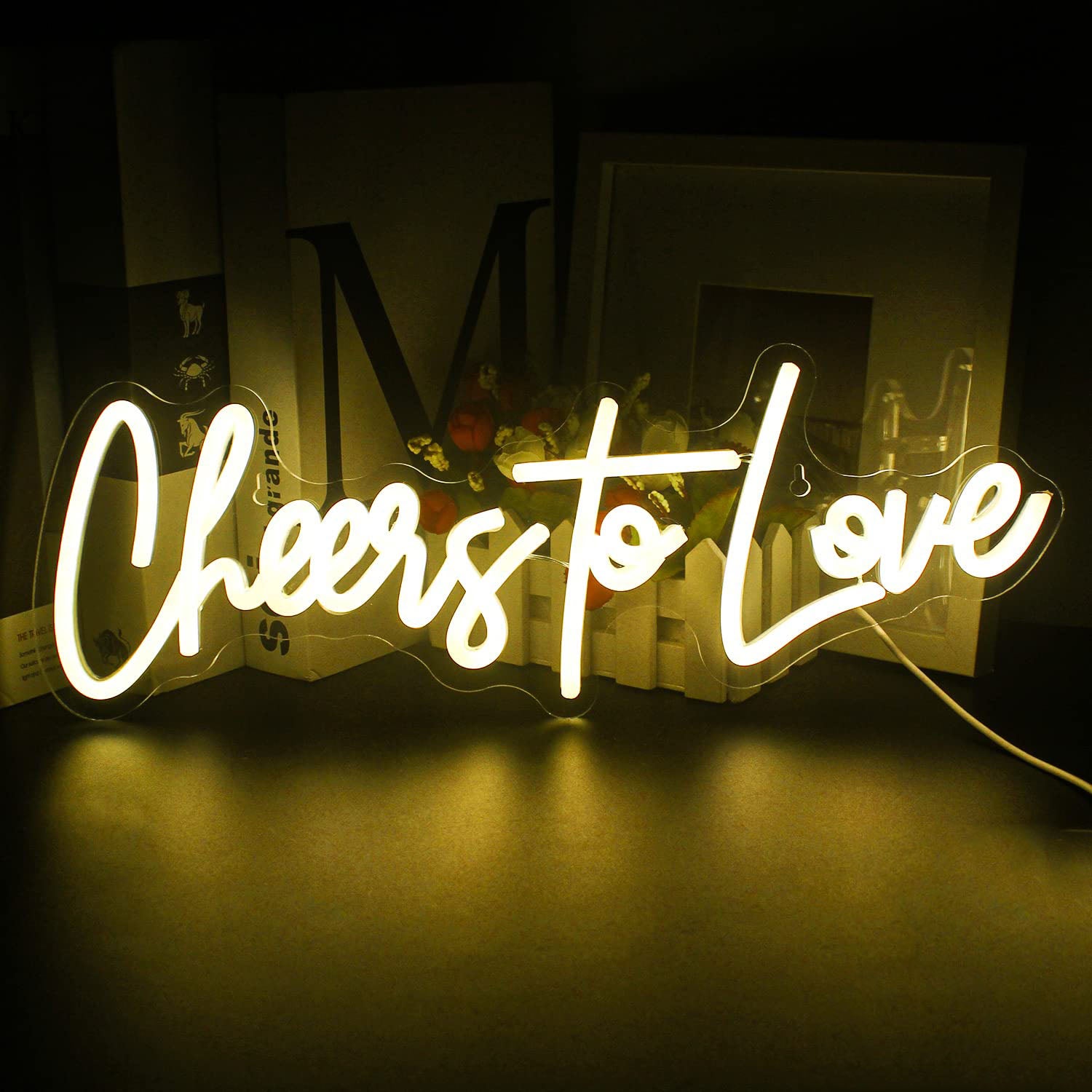 Letrero de neón Cheers to Love, Letrero de neón Cheers, Letrero de neón ...