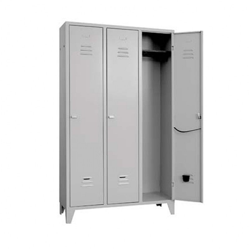 DRESSING ASSEMBLÉ PROMETAL VERN GRIS ASSISE 3 H.MM 1795 MM 1000X350 ...