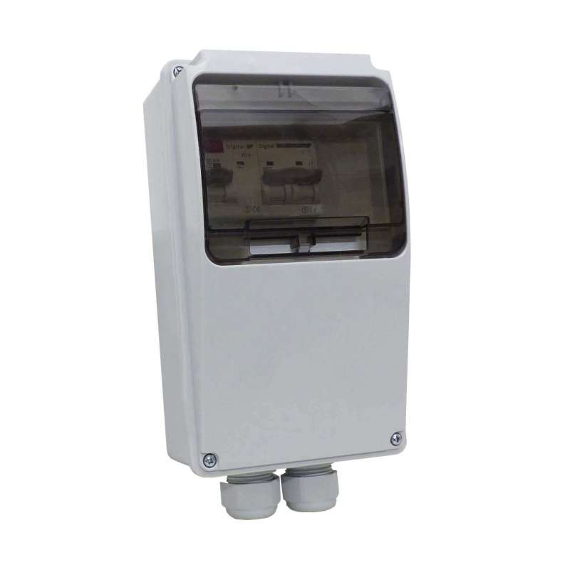 Coffret avec protections pour borne de recharge VE 7 kW 32A monophasé ...