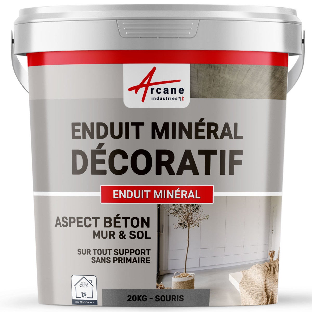 ARCAMINERAL - 251 COLOREADO ASPECTO HORMIGÓN - revestimiento decorativo ...