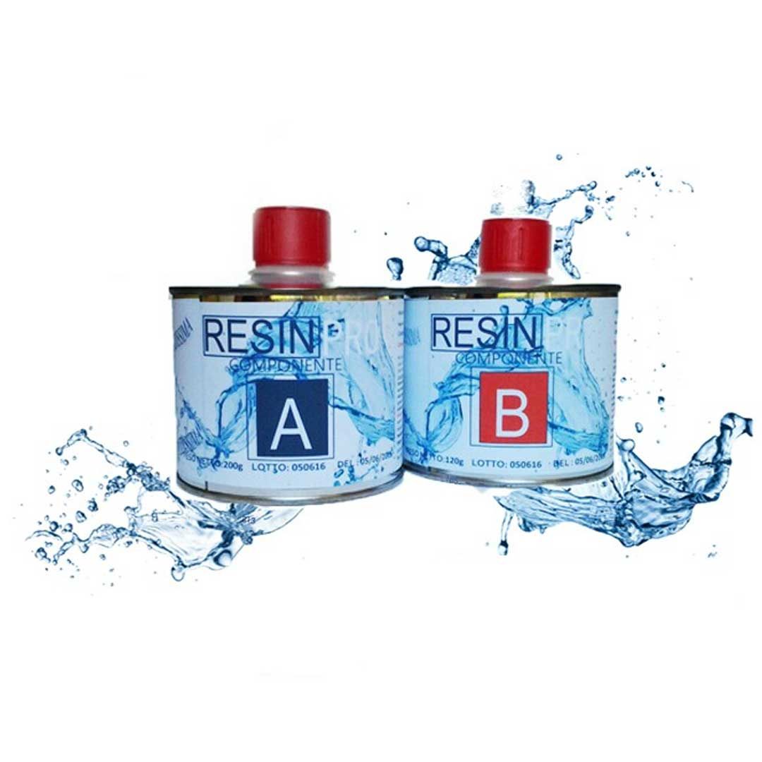 Résine époxy transparente bi-composant pour pigments 320gr | Leroy Merlin
