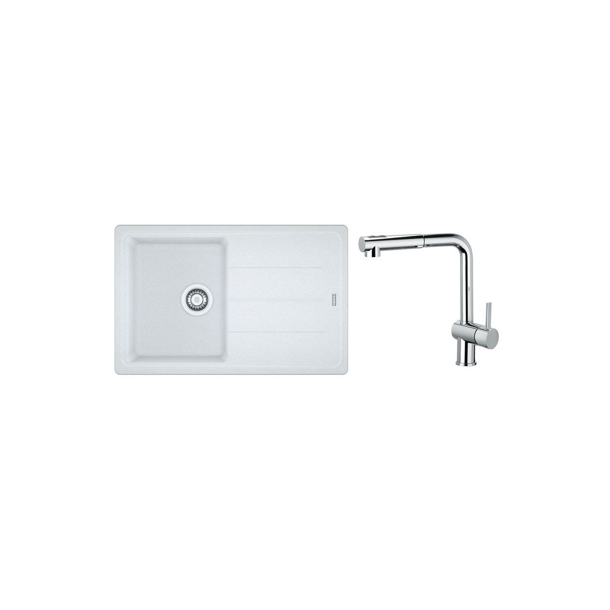 Pack Franke Basis Fragranit Bfg611-78 + Mitigeur Rubis - Coloris ...