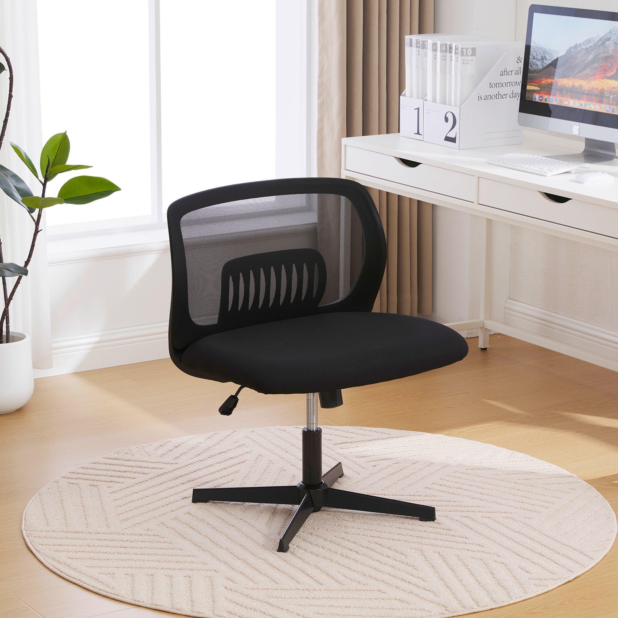 Chaise De Bureau , Fauteuil Moderne Pivotant 360° Avec Réglage Hauteur ...