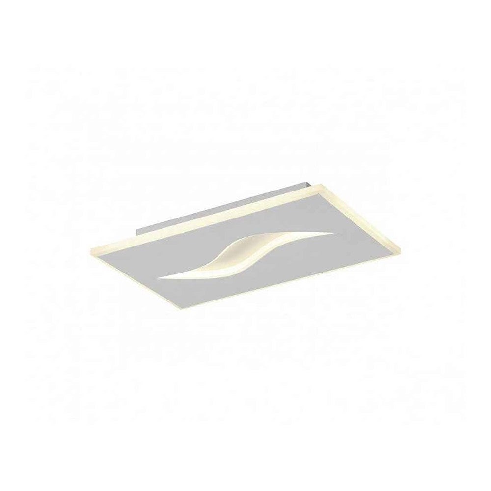 Plafond blanc modèle AMIR led rectangulaire ALEMAR | Leroy Merlin