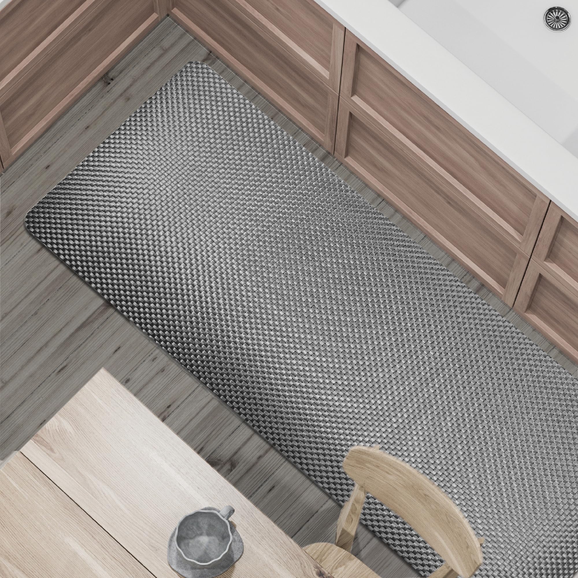 Comart, Tappeto Manhattan, Passatoia Cucina e Corridoio, PVC ...