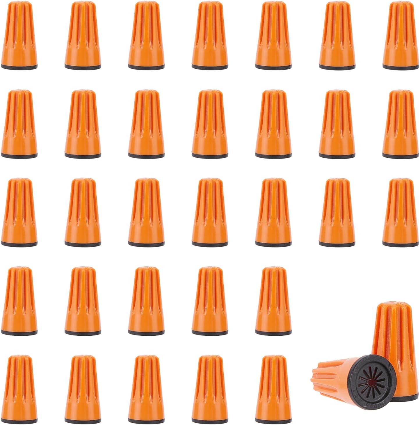 30 PCS Capuchons de Fil Électrique Serre Fils Étanches Orange ...