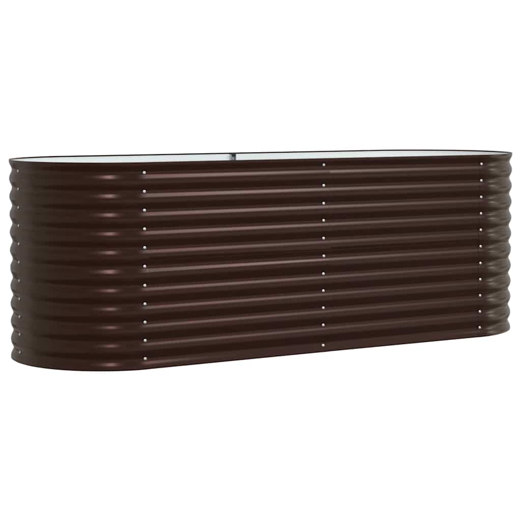 Jardinière | Lit surélevé Marron 240 x 80 x 81 cm Acier | Leroy Merlin
