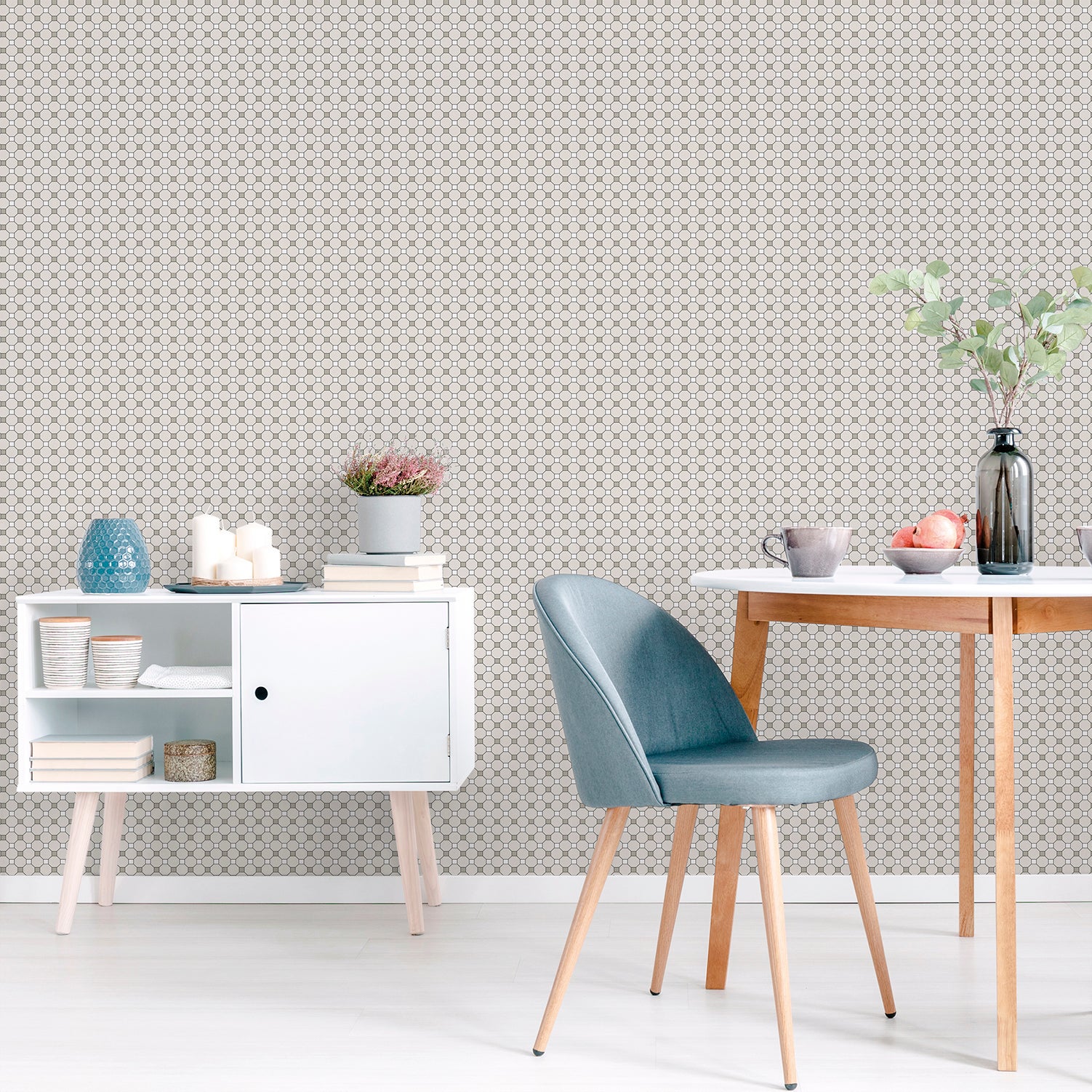 Papier peint Intissé MOSAIC TILE PIERRE | Leroy Merlin