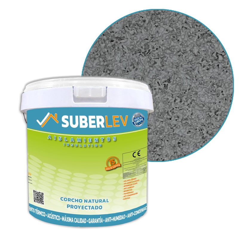 Corcho Proyectado Cubiertas y Fachadas SUBERLEV Aislamiento Natural Térmico Acústico e ...